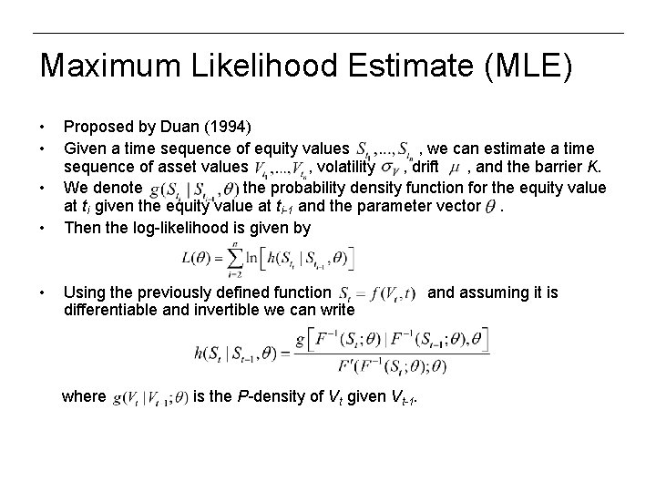 Comparison of Estimation Methods of Structural Models of