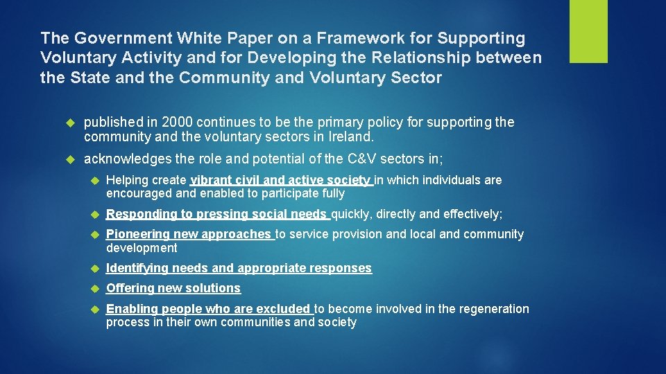 Community Work in Ireland Context Trends and Challenges