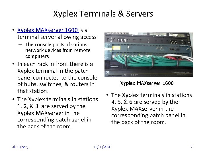 Laboratory Setup References Slides laboratorysetup Dr Farid Farahmand