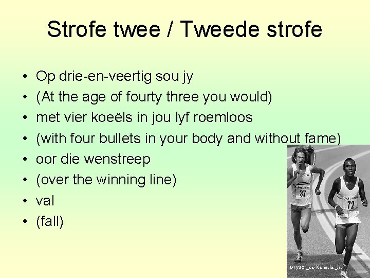 Loop en val By aanhoor van Matthews Motshwarateu