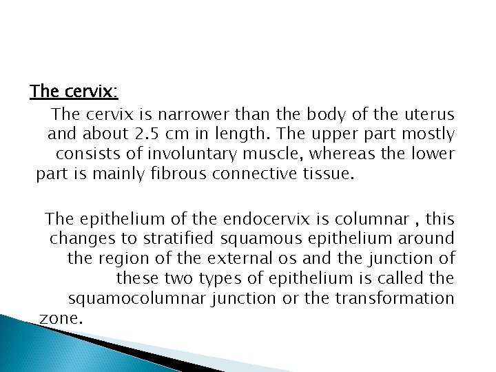 Anatomy and histology of the female genital tract