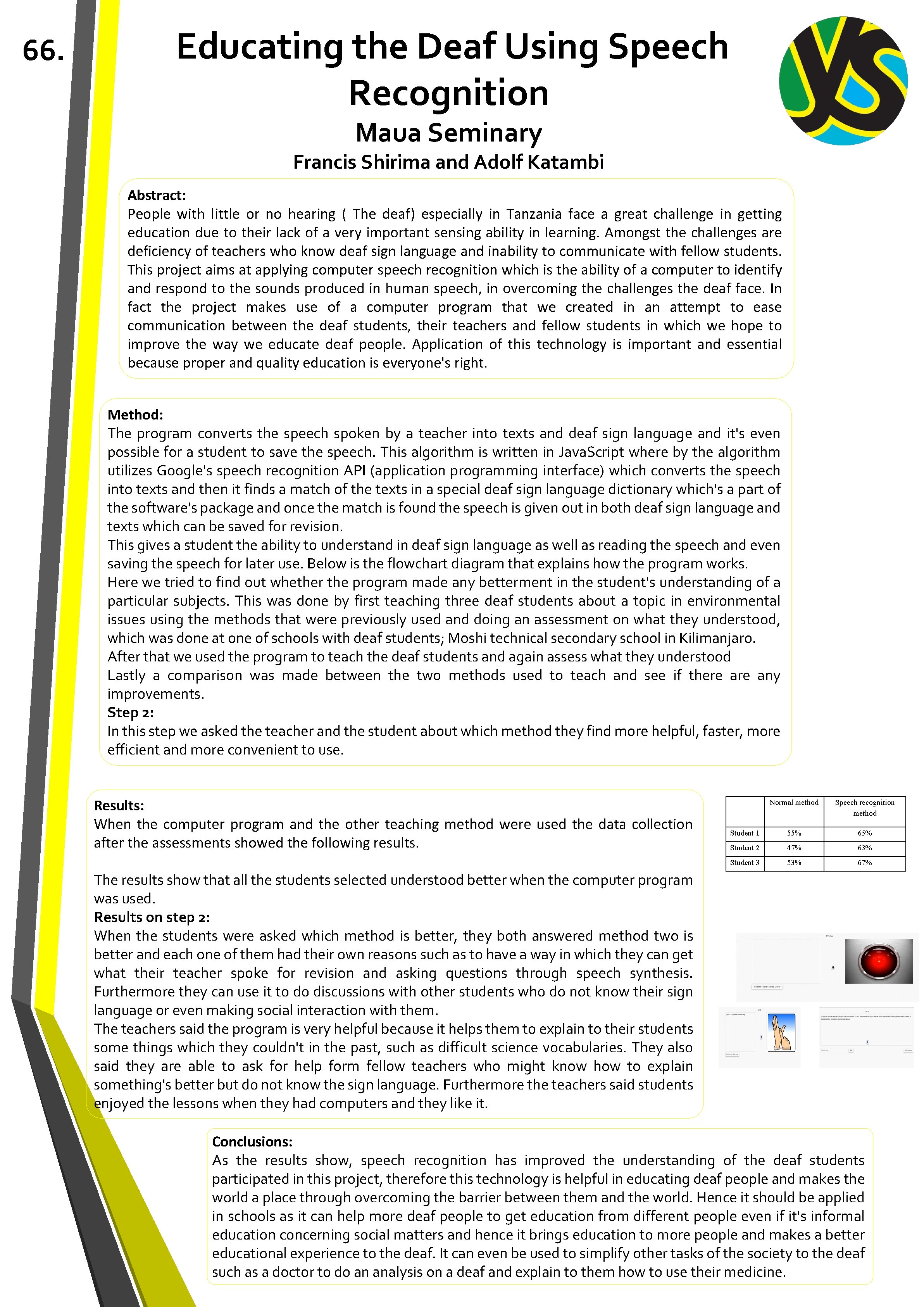66 Educating the Deaf Using Speech Recognition Maua