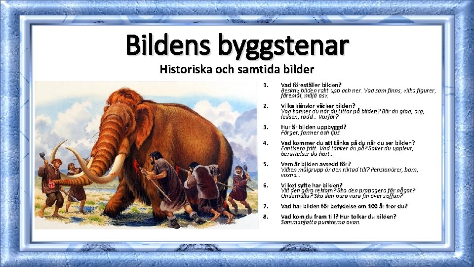 Bildens Byggstenar Bild VT 2018 Klass 3 B
