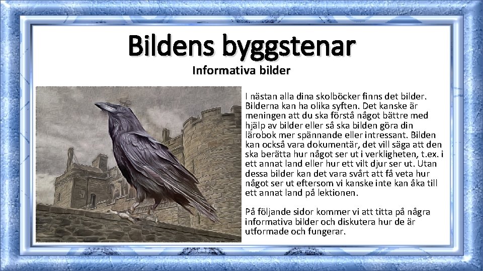 Bildens Byggstenar Bild VT 2018 Klass 3 B