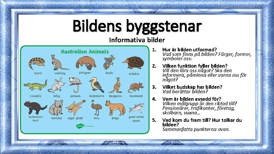 Bildens Byggstenar Bild VT 2018 Klass 3 B
