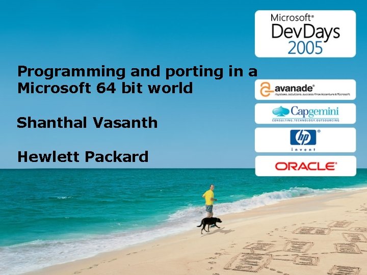 Programming and porting in a Microsoft 64 bit