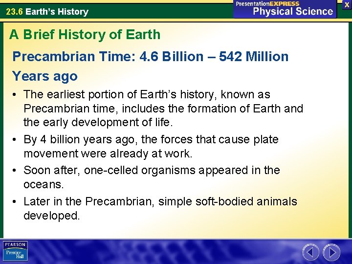 23 6 Earths History Layers of rock are