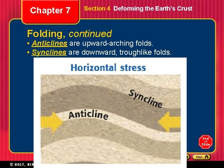 Chapter 7 Plate Tectonics Section 4 Deforming the