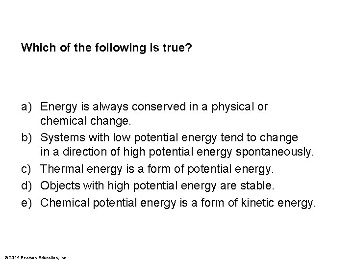 Clicker Questions Chapter 1 Matter Measurement and Problem