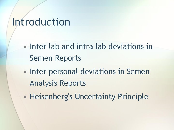 Computer Aided Semen Analysis CASA Presented by Vijayakumar