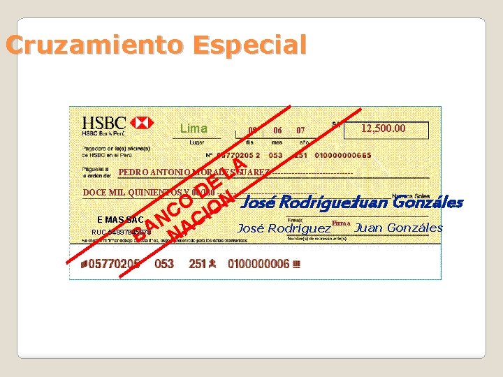 El cheque Qu es EL CHEQUE es TTULO