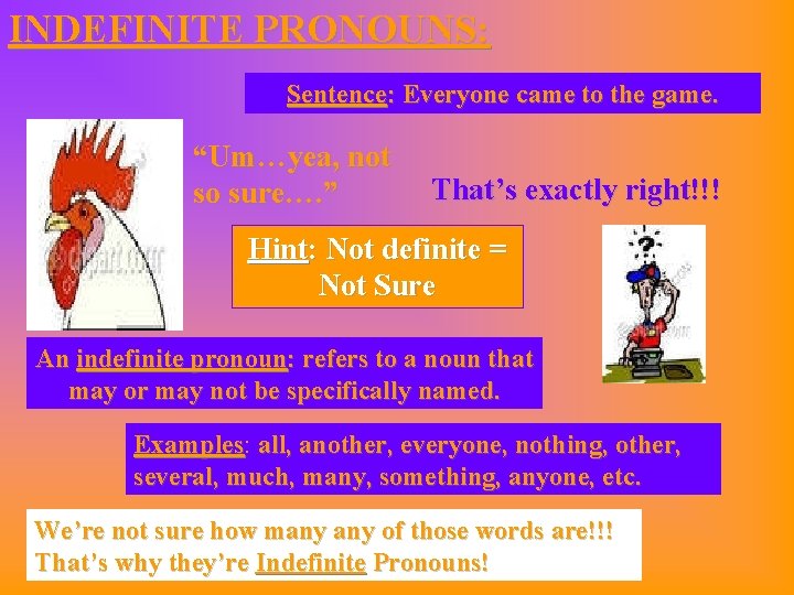 PRONOUNS MORE PRONOUNS AAHHH HOW MANY CAN THERE