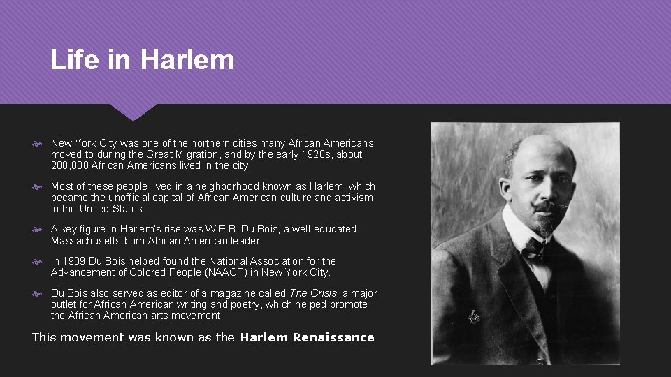 Chapter 10 Roaring Twenties Section 2 Harlem Renaissance