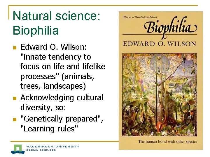 BEYOND BIOPHILIA EXPLORING THE SOCIAL ROOTS OF NATURE