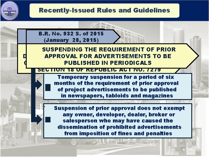 RecentlyIssued Rules and Guidelines THE 2015 REVISED RULES