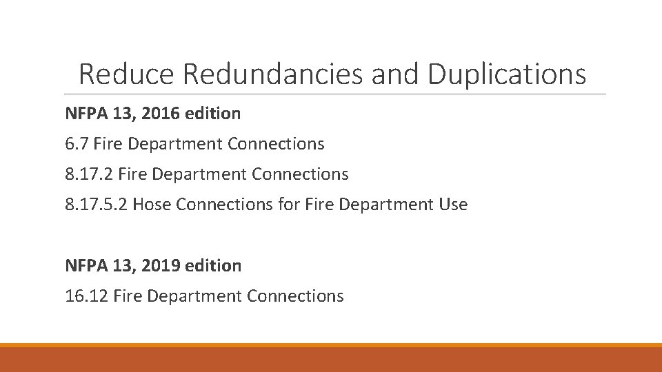 Changes with NFPA Standards and How it will