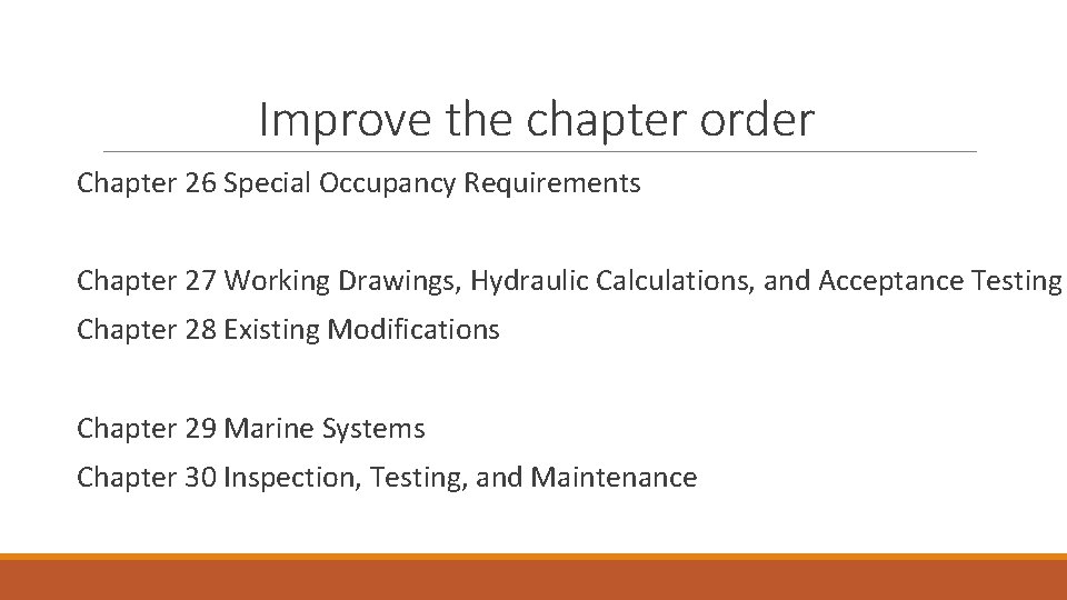 Changes with NFPA Standards and How it will