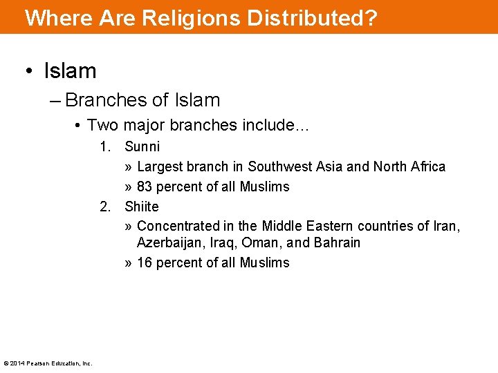 Where Are Religions Distributed Distribution of Religions Geographers