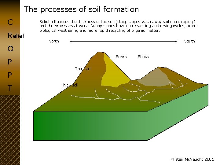 The processes of soil formation C R O