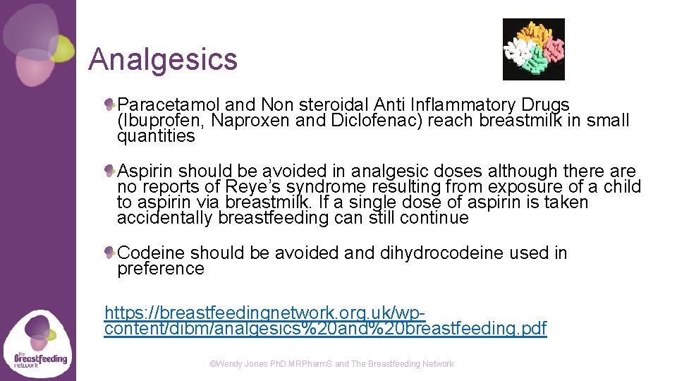 Breastfeeding and Medication Wendy Jones Bf N Drugs