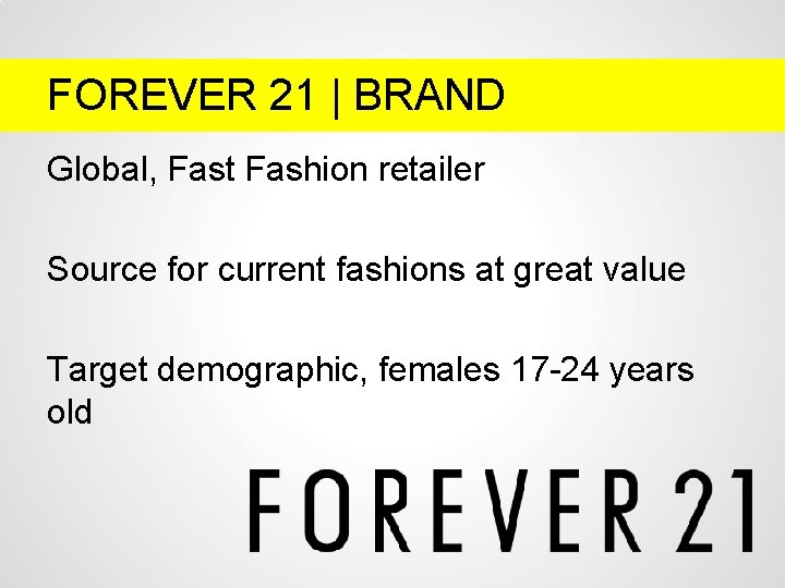 CONSUMER AND FASHION INDUSTRY BACKGROUND THE CURRENT LANDSCAPE