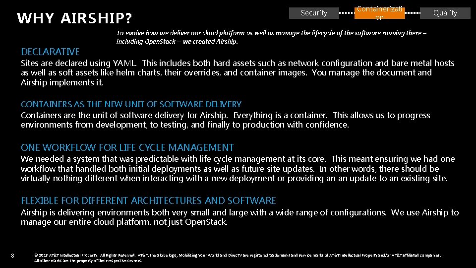 Airship Making Lifecycle Management for Open Infrastructure Repeatable