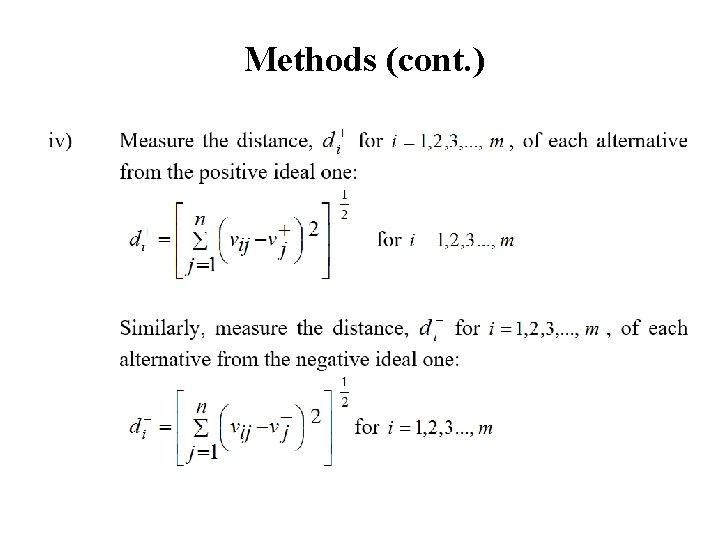 An Application of TOPSIS Method to Rank the