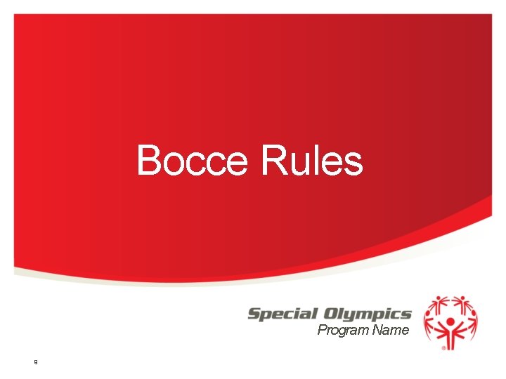 Bocce Program Name 1 The Basics Sport season