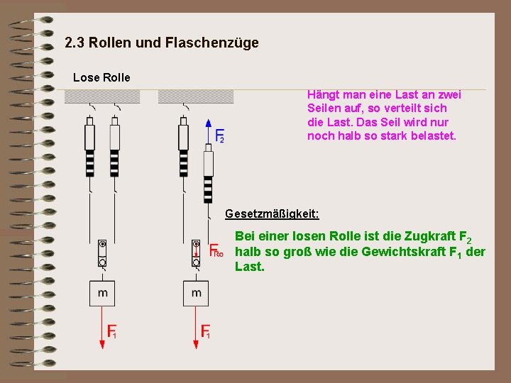 Mechanik I Lsungen 2 3 Rollen und Flaschenzge