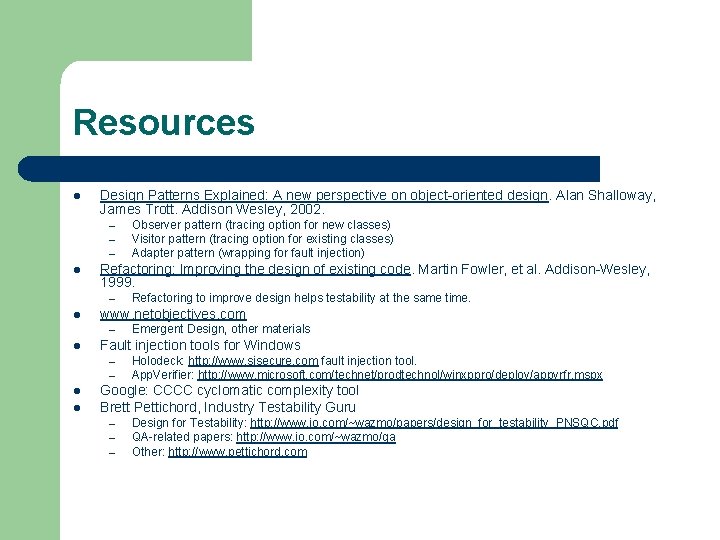 Improving Testability Dave Catlett Test Architect Microsoft ...