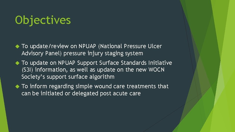 Pressure UlcersInjuries Assessment and Treatment Caryn Goolsby BSN