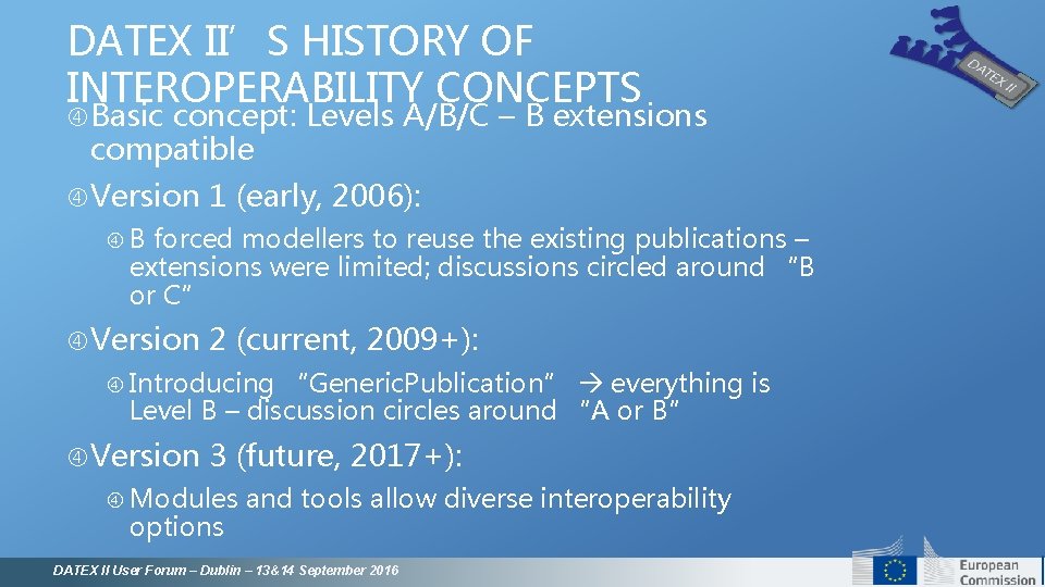 DATEX II VERSION 3 0 Methodology improvements Josef