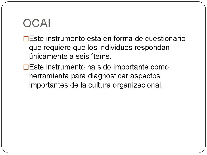 OCAI Organizational Culture Assessment Instrument BOOK Diagnosing and