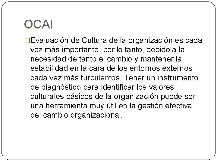 OCAI Organizational Culture Assessment Instrument BOOK Diagnosing and