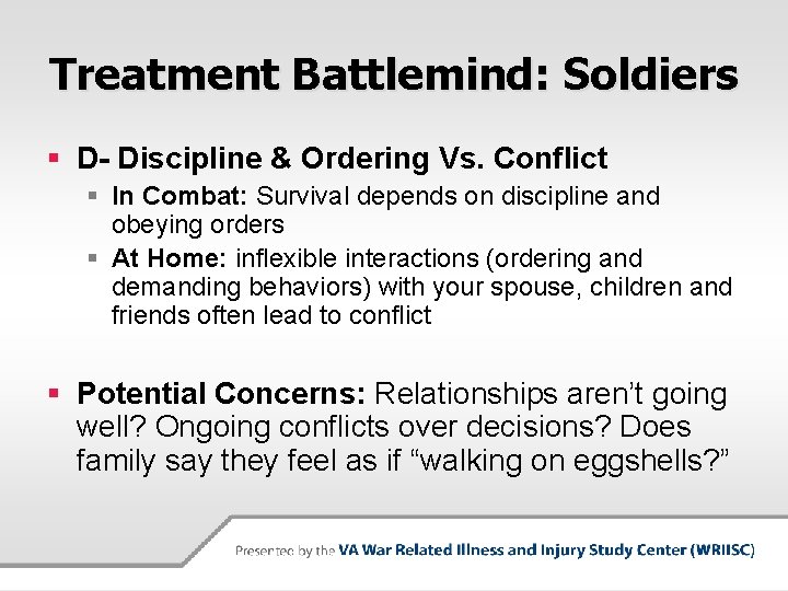 Psychological Effects of Combat Stress and Potential Problems