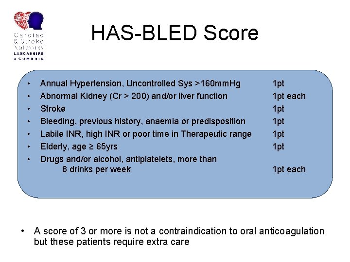 Stroke Prophylaxis Oral anticoagulation Lauren Butler Dr Pervez