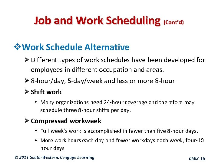 Chapter 03 Jobs and Job Analysis Lecturer SENG