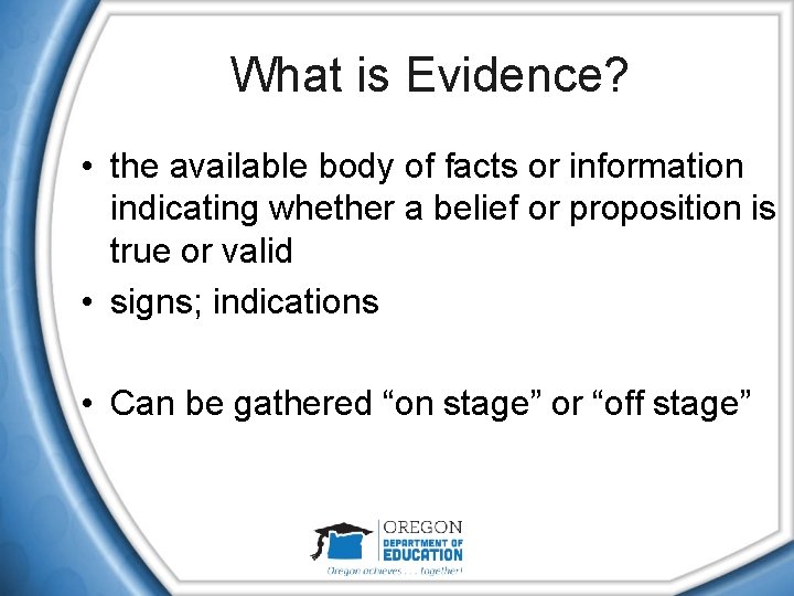 Artifacts 101 The Role of Artifacts in Educator