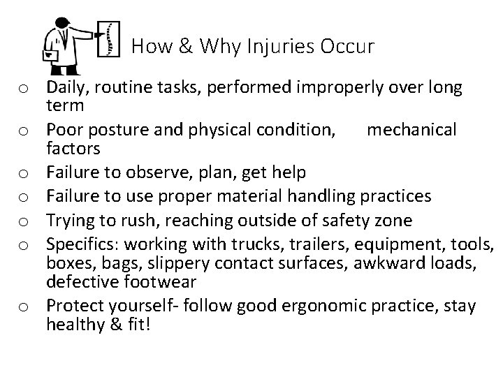 Employee Safety Training Ergonomics and Body Mechanics Awareness