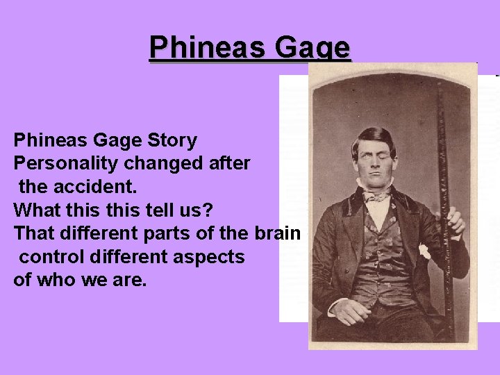 Famous PsychologistsNames Phineas Gage Story Personality changed after