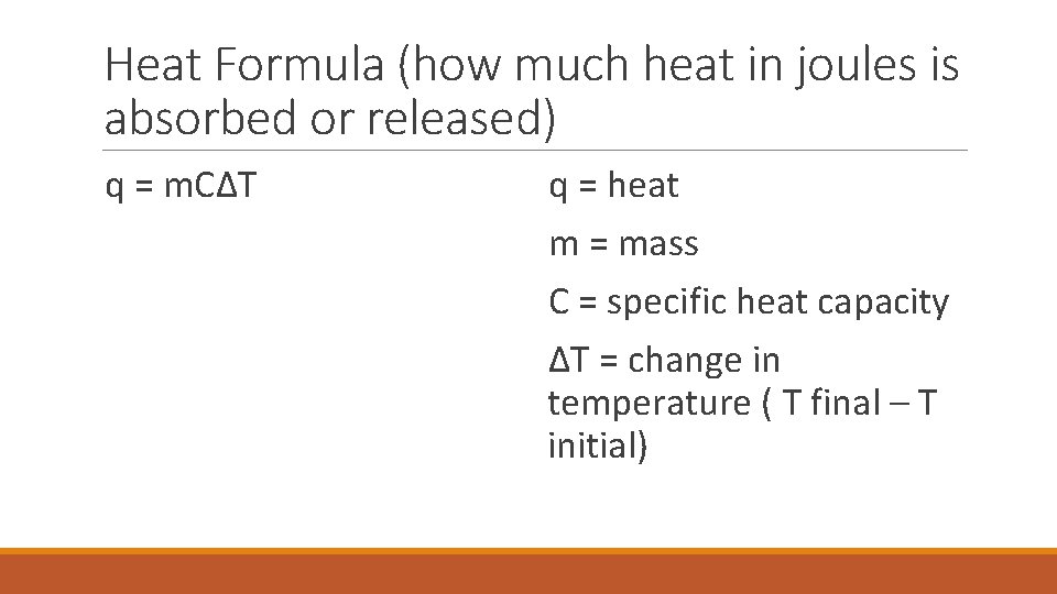Aim What is thermochemistry Law of Conservation of