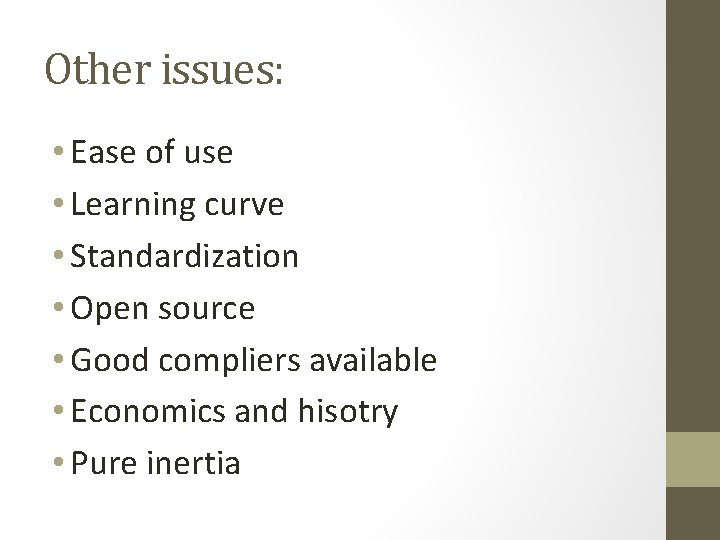 CSCI 3200 Programming Languages Instructor Dr Erin Wolf