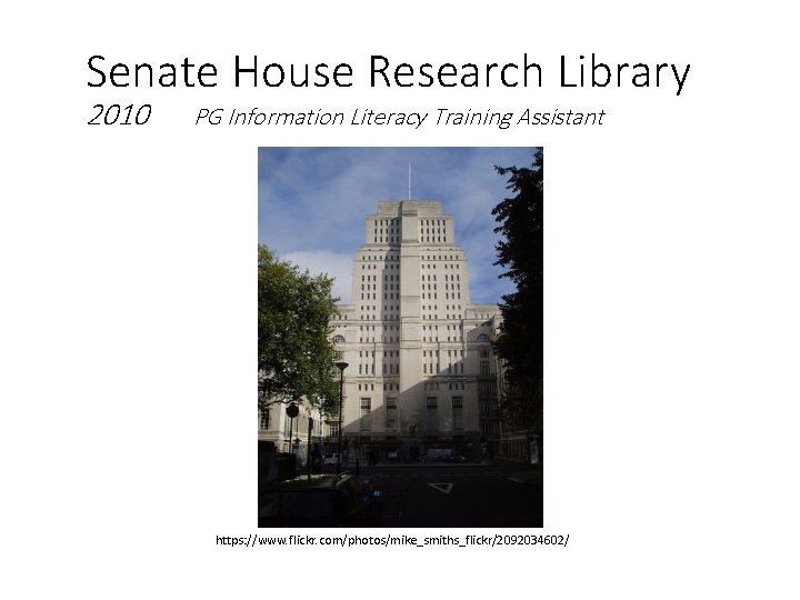 Professional progression of a subject librarian Suzanne Rushe