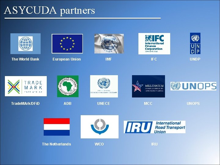 Risk Management The experience of ASYCUDA Contents 1