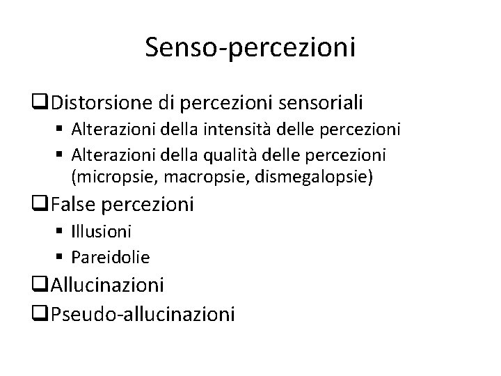 Lesame obiettivo in psichiatria Prof Felice Iasevoli Universit