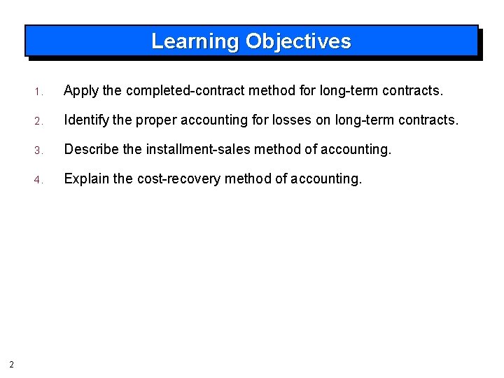 PART II Corporate Accounting Concepts and Issues Lecture