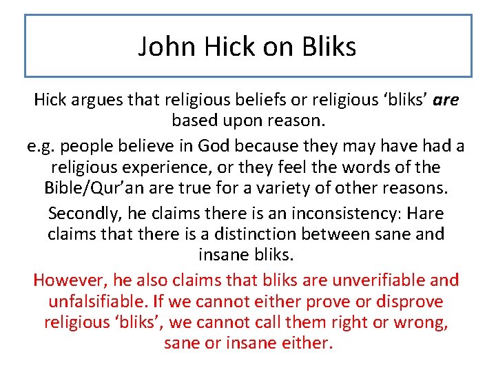 RM Hare The Parable of the Paranoid Lunatic