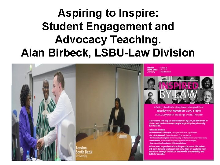 Aspiring to Inspire Student Engagement and Advocacy Teaching