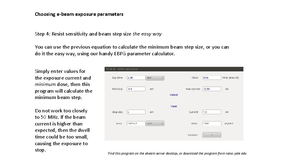 Electronbeam lithography with the Raith EBPG Part 2