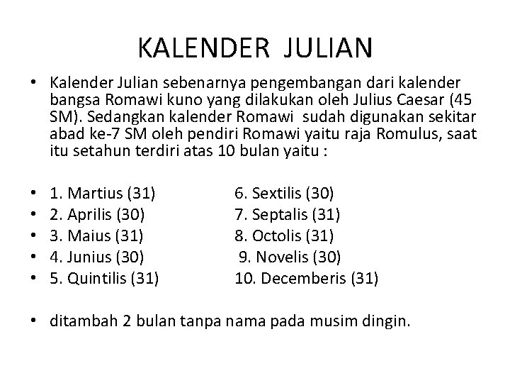 Kalender Hijriyah Masehi MACAM KALENDER Di Indonesia saat